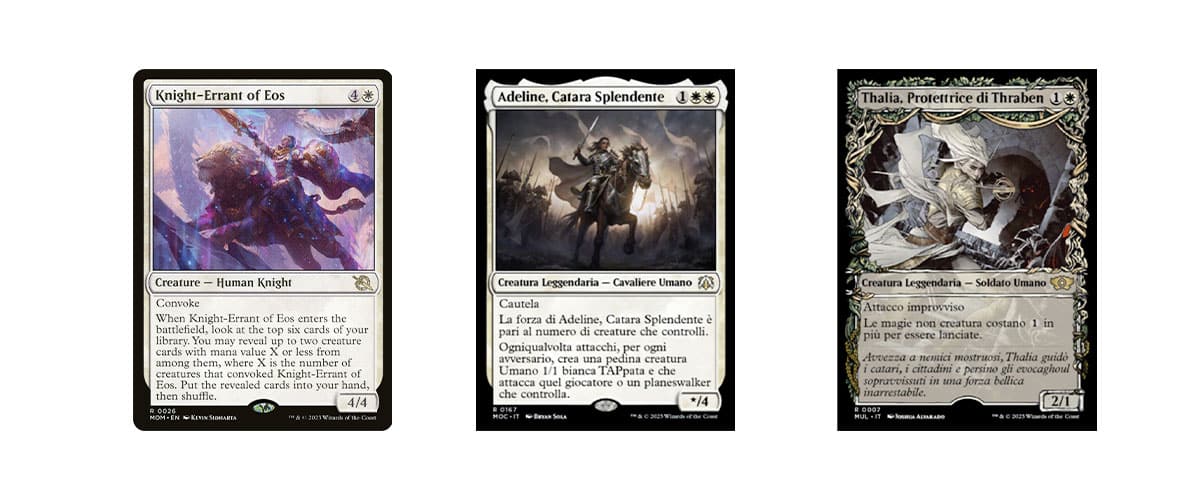 aprire franchising videogiochi | Mono-White Humans Standard | magic world